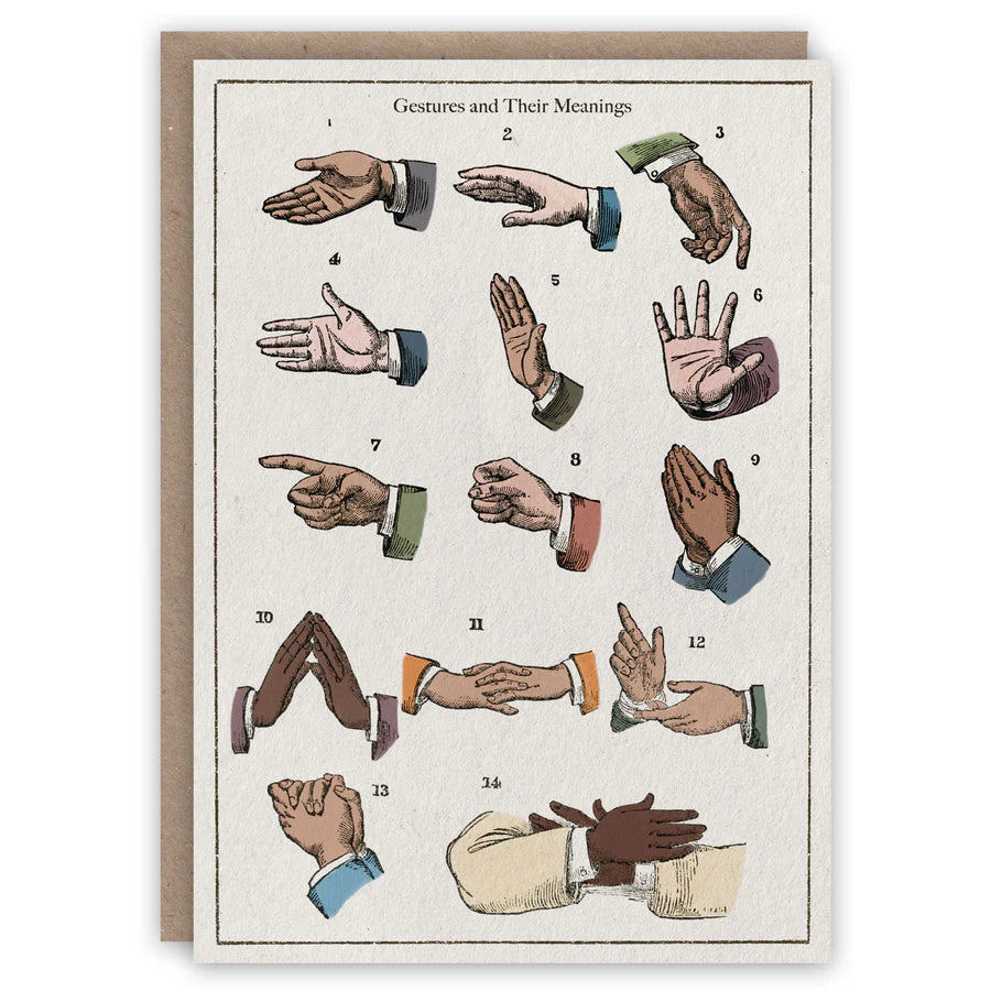 Gestures and Their Meanings – Gordon Russell Design Museum Shop